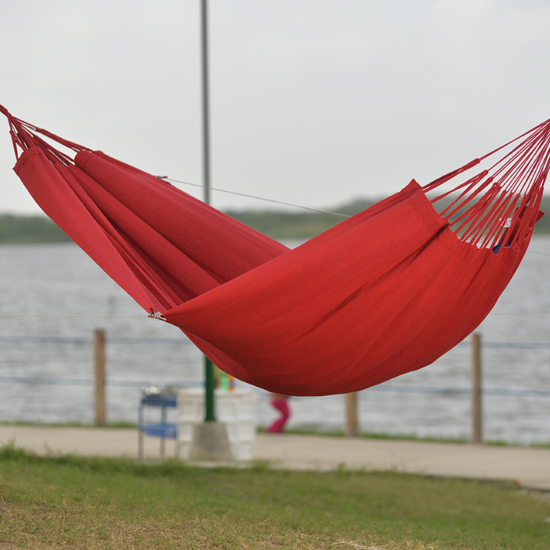 Hamaca Típica Colombiana Monocolor Roja. – Telary home.